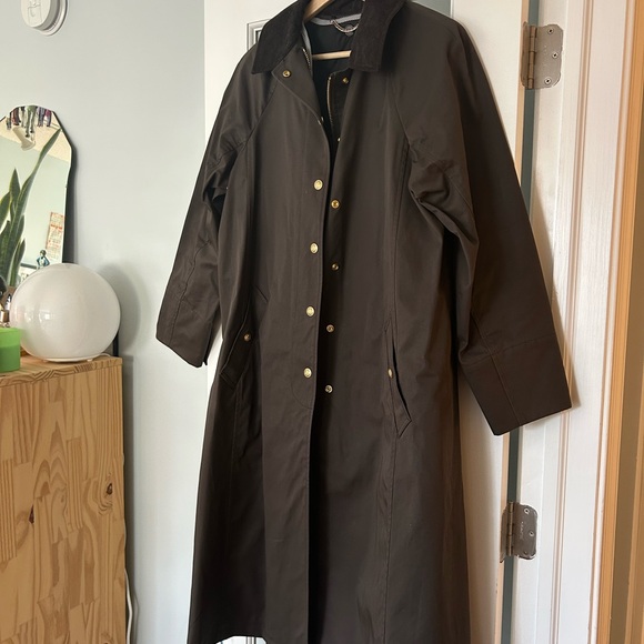 J. Crew | Jackets & Coats | J Crew Long Barn Jacket In Waxed Cotton ...